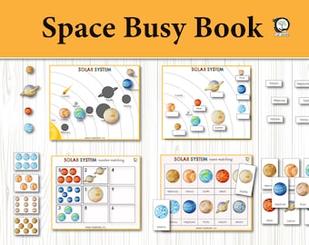Space Busy Book - Etsy