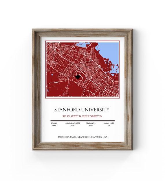 Stanford Campus Map Printable