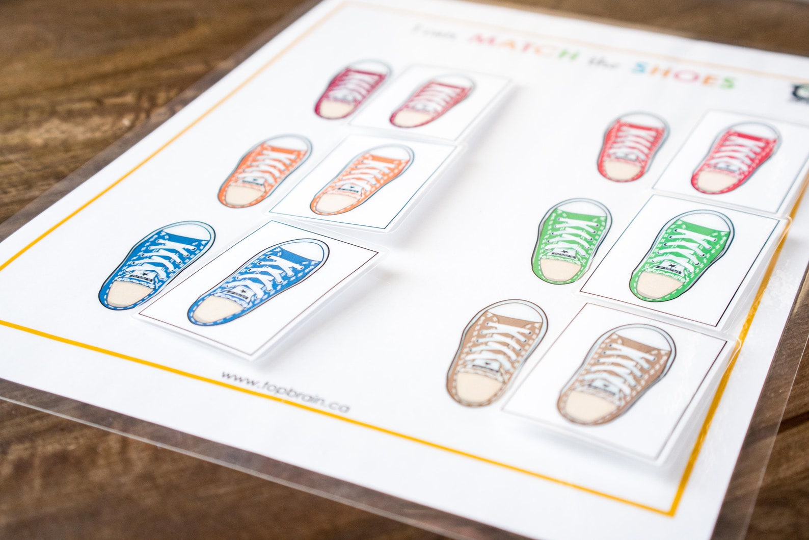 Shoes Printable Game Busy Book Printables Preschool - Etsy