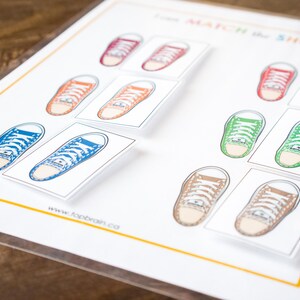 Shoes Printable Game, Busy Book Printables, Preschool Activities - Etsy