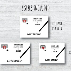 Hockey Dad Birthday Handprint Footprint Art Craft, Father's Day Gift ...