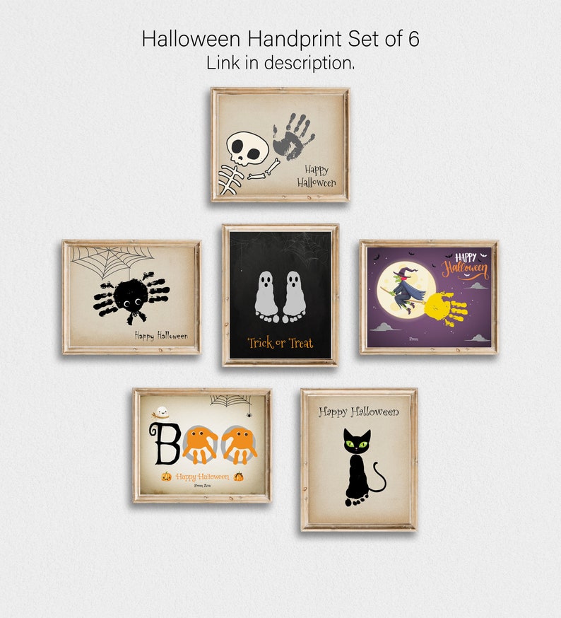 Halloween Handprint Art Skeleton, Baby Halloween Handprint Art ...