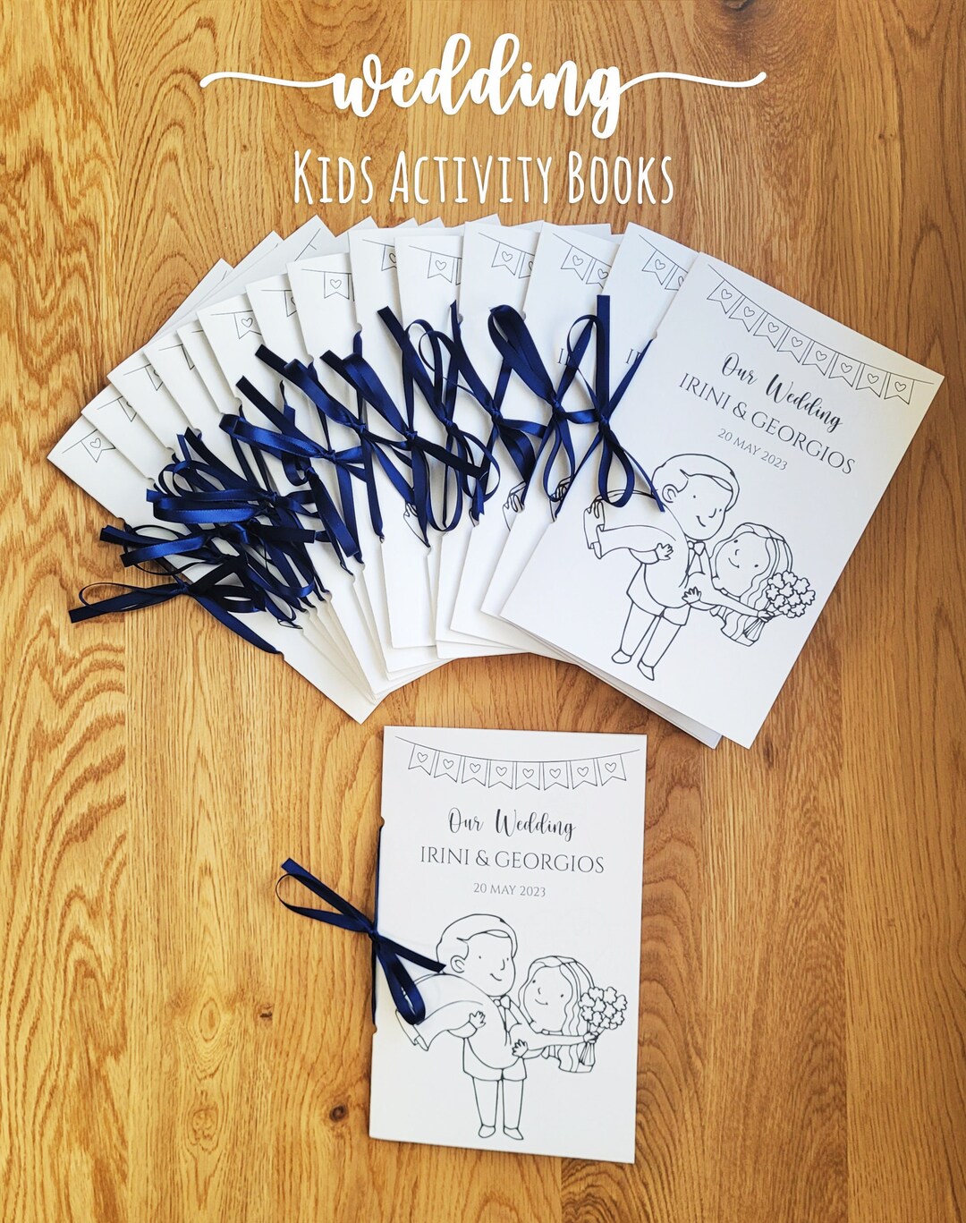 Kids Wedding Activity Book, Kids Wedding Favors, Wedding Coloring Book ...