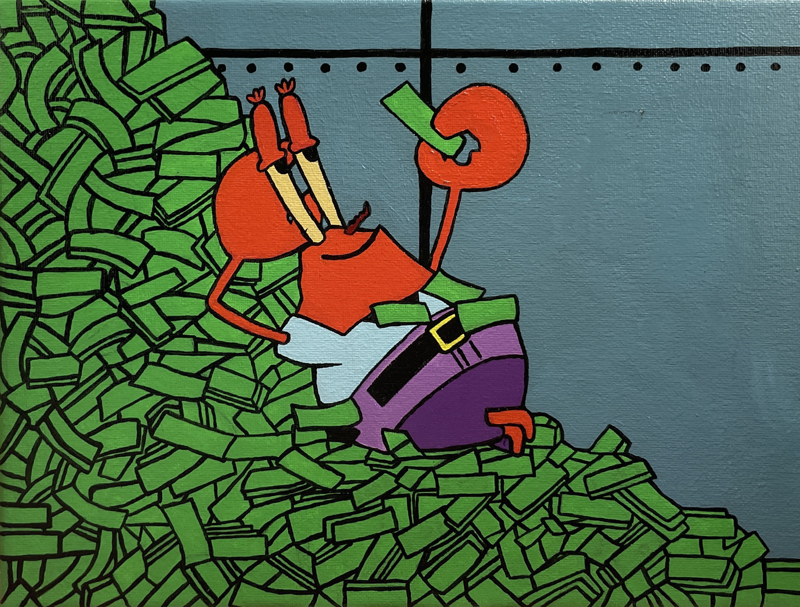 Mr Krabs Money Bath