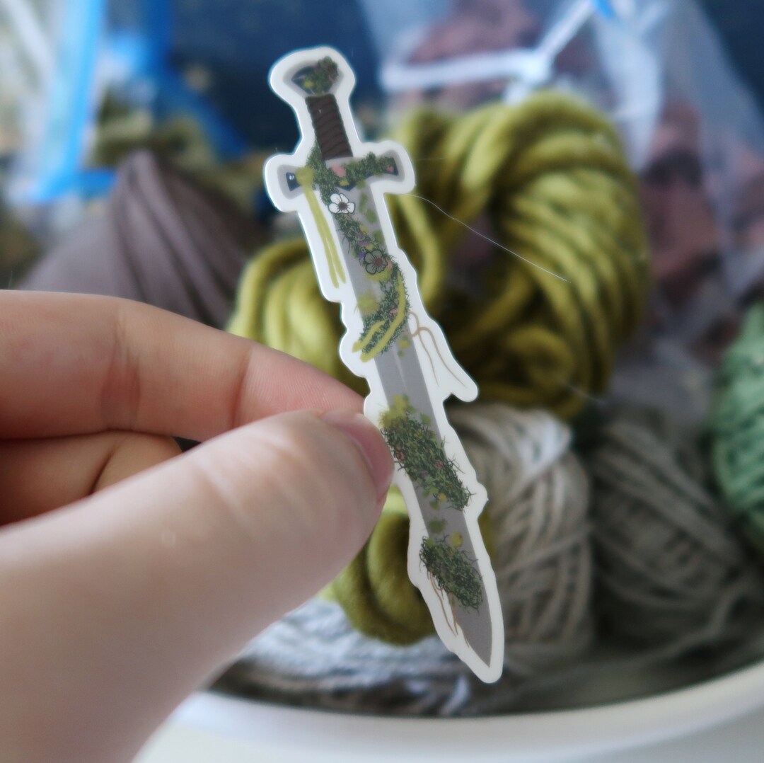 Green Swamp Sword Sticker - Etsy
