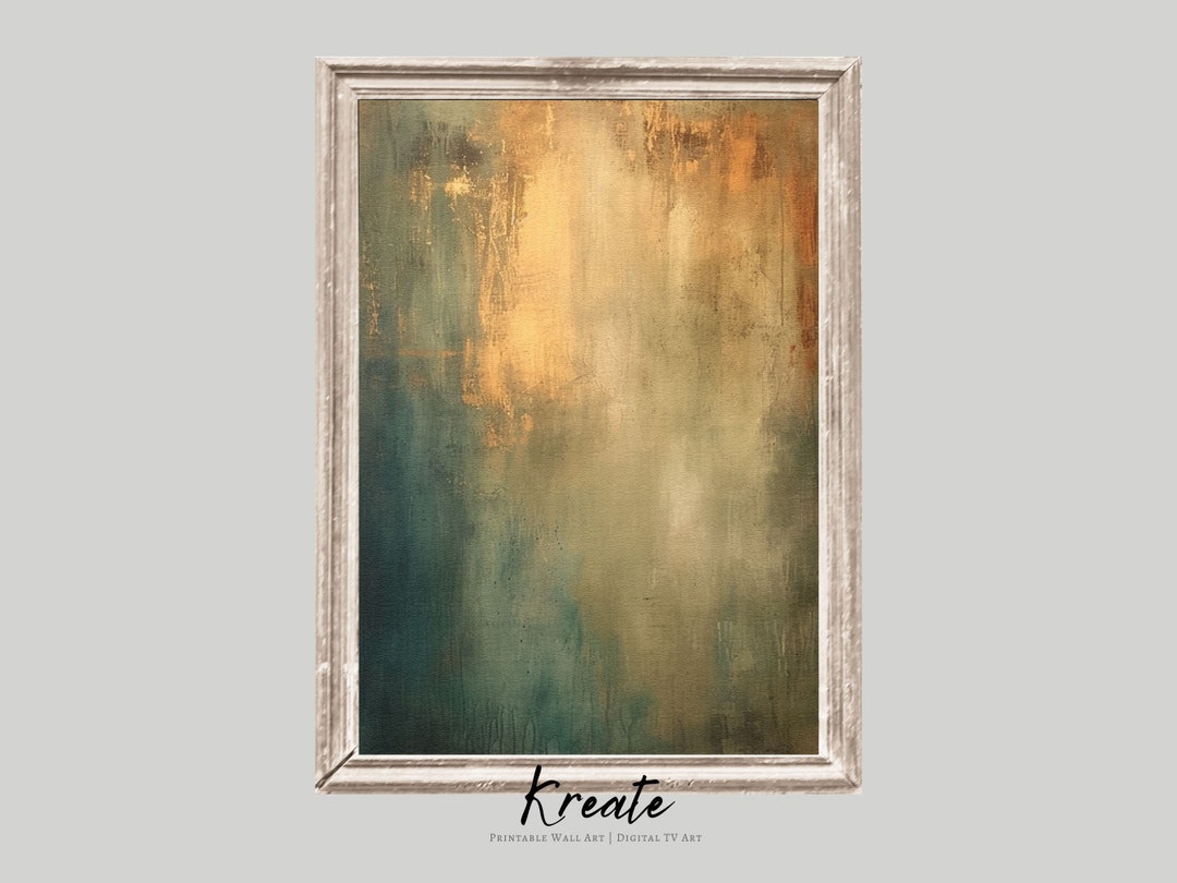 Earthy Abstract Painting Wall Art Textural Art PRINTABLE Digital ...