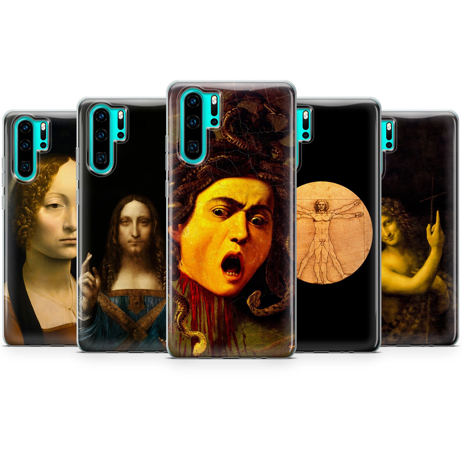 Da Vinci Phone Case Famous Art Iconic Oil Painting Aesthetic - Etsy