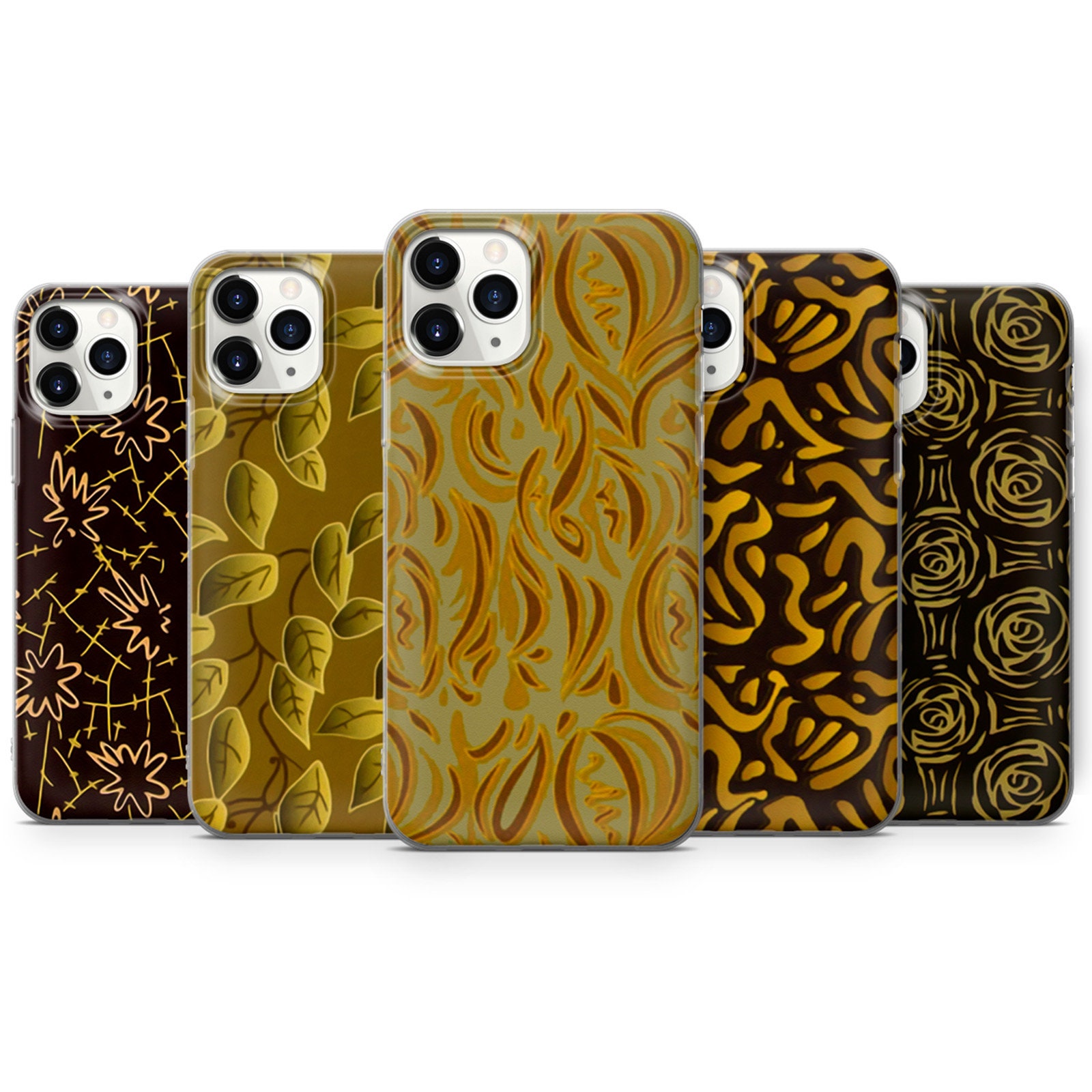 Art Deco Phone Case Abstract Pattern Aesthetic Bling Cover | Etsy