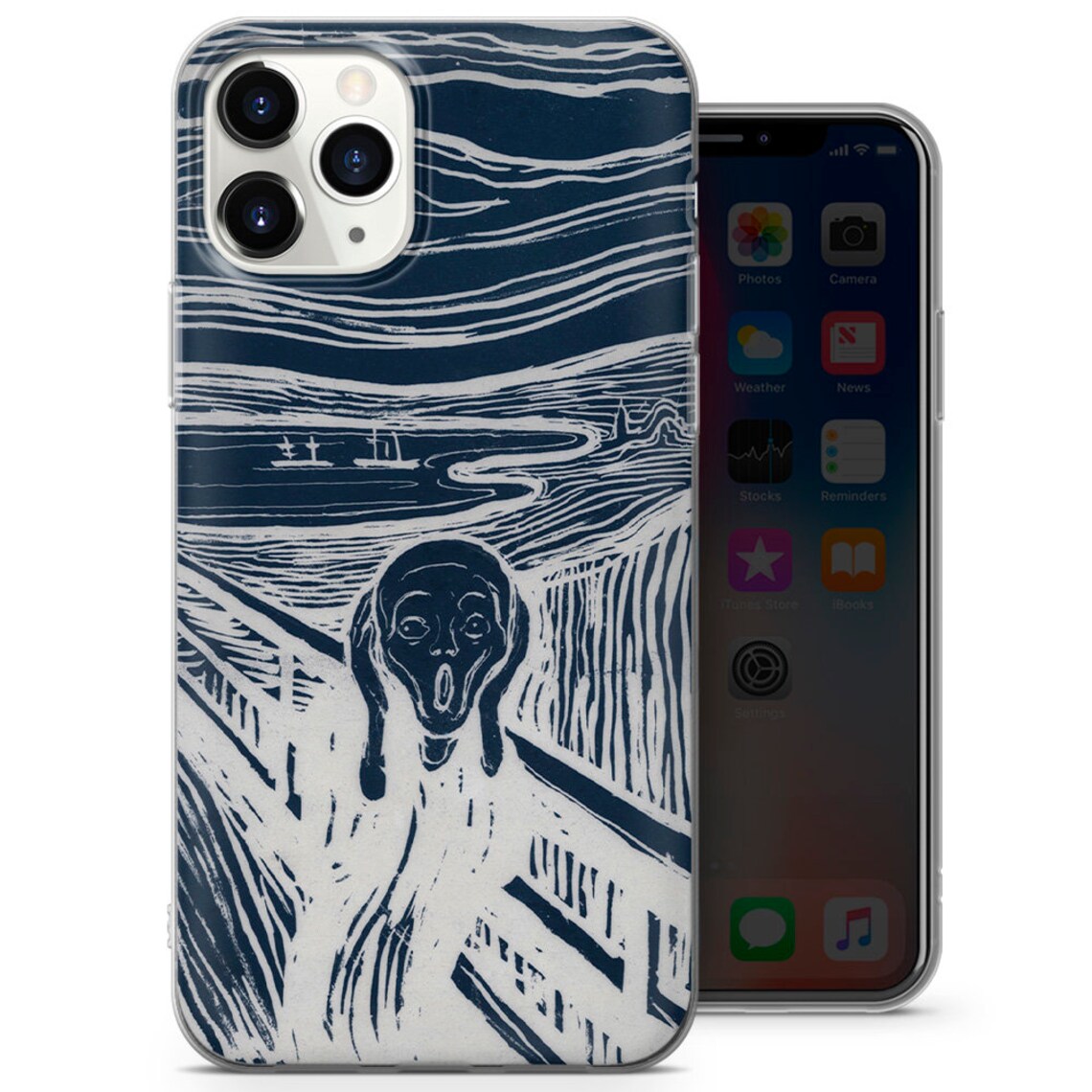 Edvard Munch Phone Case, Scream, Classic Iconic Oil Painting Cover ...