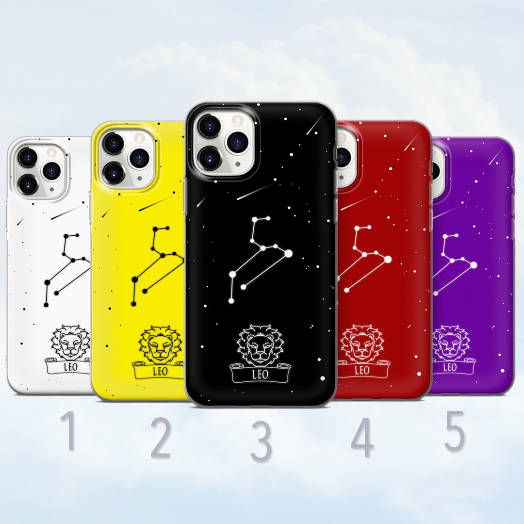 Leo Phone Case, Aesthetic Zodiac, Star Sign, Constellation Cover - Fits ...