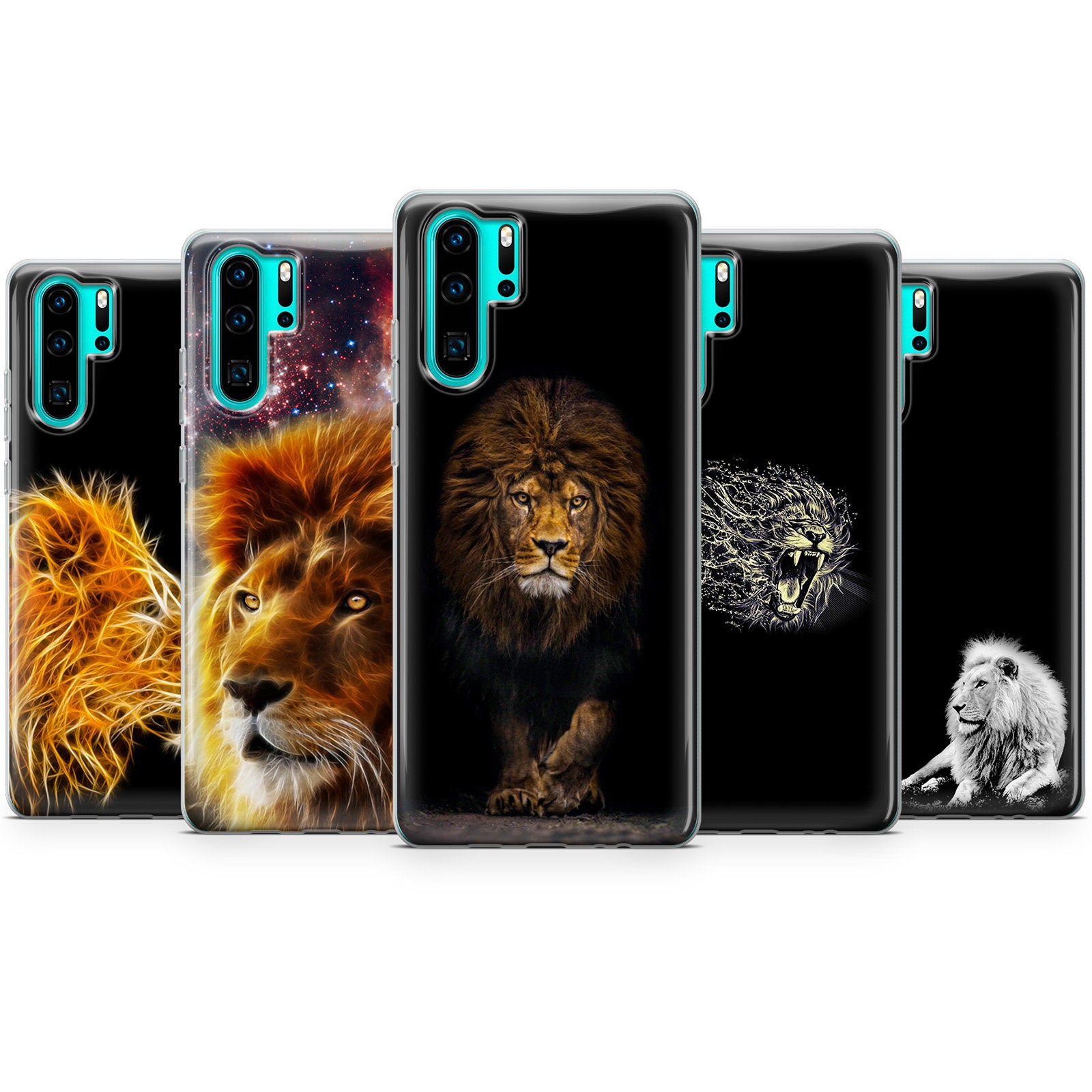 Lion Phone Case, King of the Jungle, Animal Cover - Fits iPhone 6, 7, 8 ...