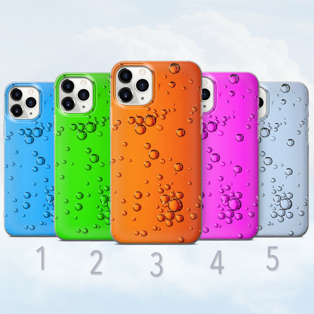 Bubbles Phone Case, Colorful Bubble Pattern Phone Cover - Fits Iiphone ...