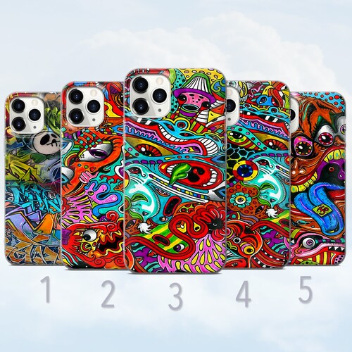 Trippy Psychedelic Phone Case Hippie Cover Fit for Iphone 13 | Etsy