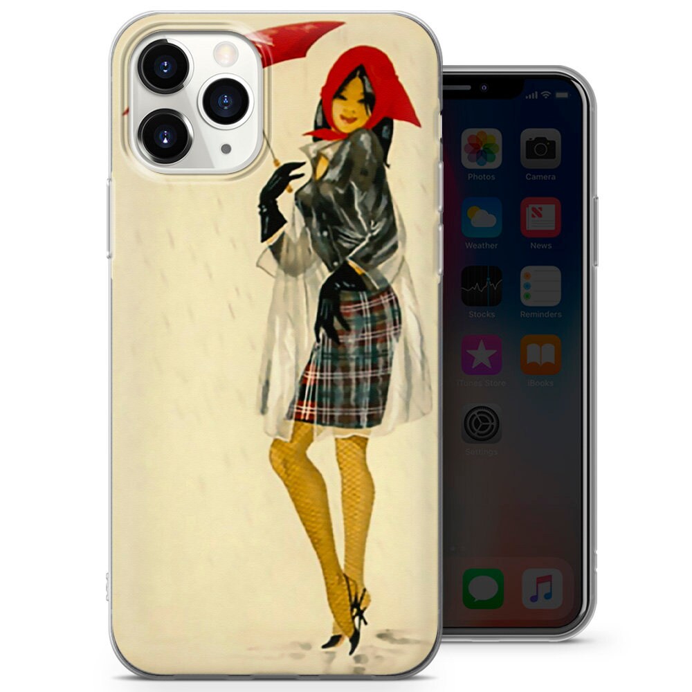 Vintage Woman Fashion Phone Case Feminine Retro Chic Cover | Etsy