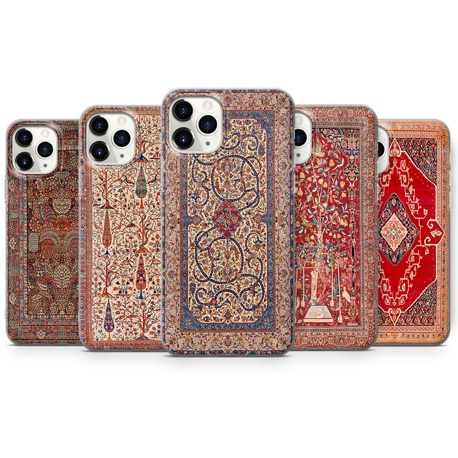 Oriental Carpet Phone Case Persian Rug Aesthetic Colorful | Etsy