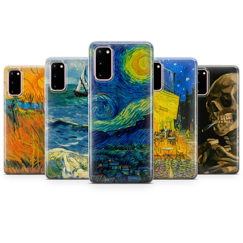 Van Gogh Phone Case Famous Iconic Art Classic Oil Painting | Etsy
