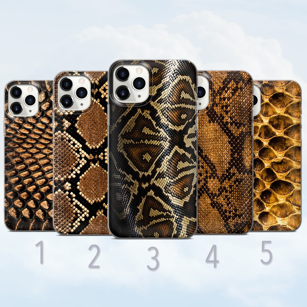 Snake Skin Pattern Phone Case, Abstract Aesthetic Cover - Fits iPhone 7 ...