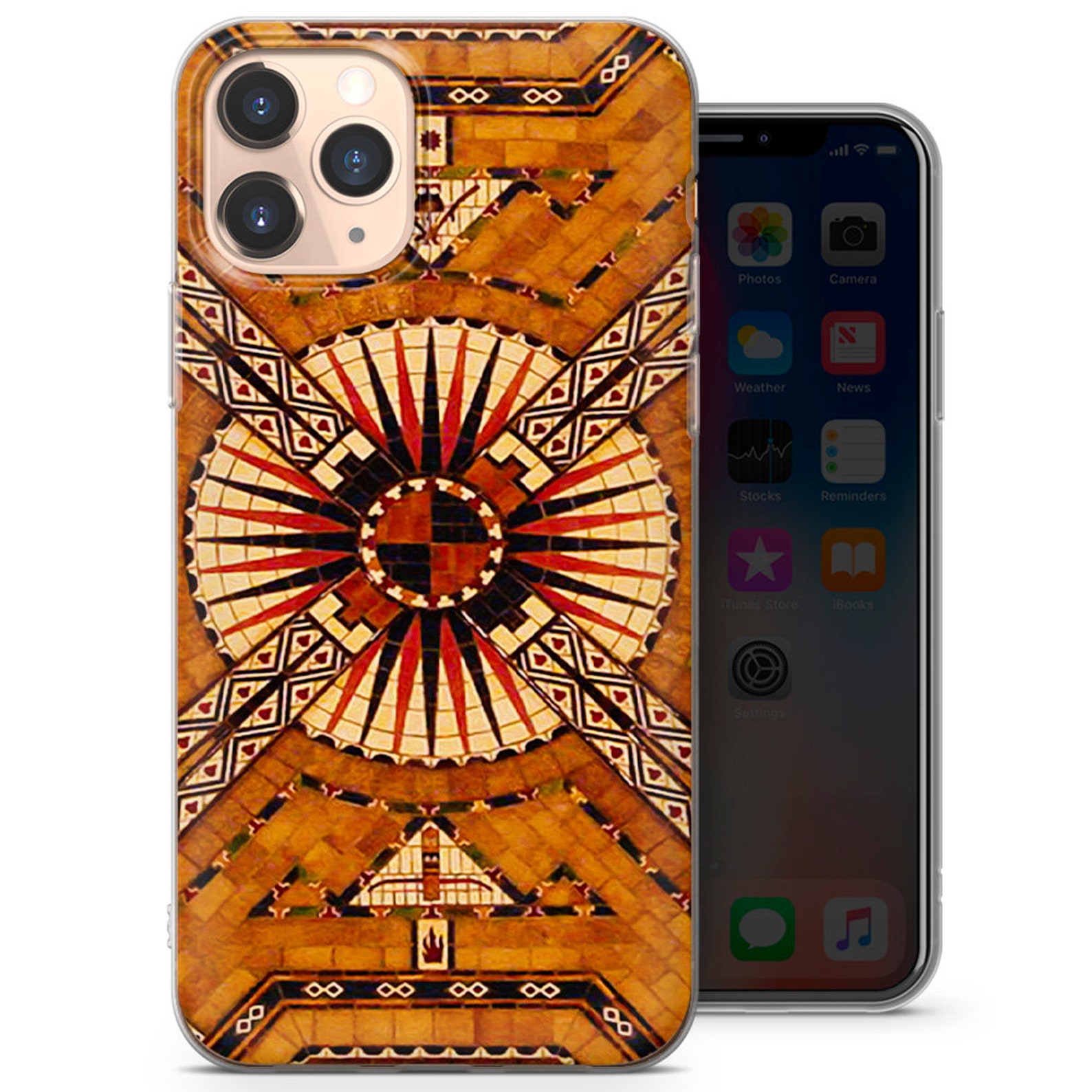 Art Deco Phone Case, Abstract Aesthetic Pattern Bling Cover - Fits ...