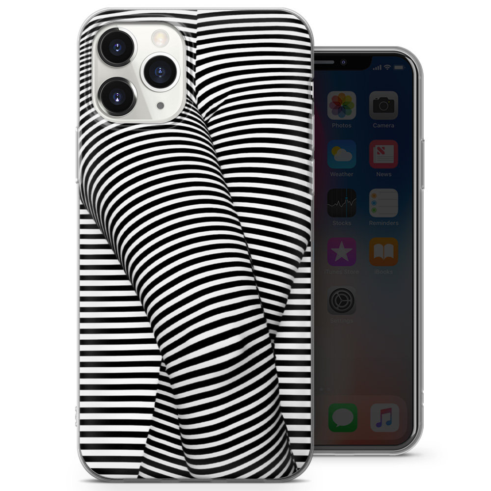 Optical Illusion Phone Case Geometric Pattern Op Art Cover | Etsy