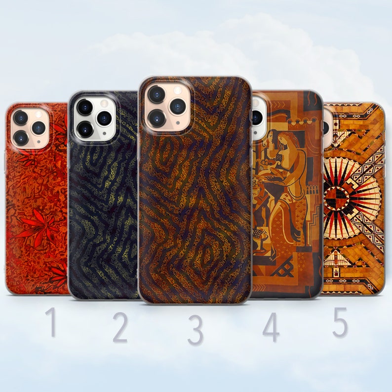 Art Deco Phone Case, Abstract Aesthetic Pattern Bling Cover - Fits ...