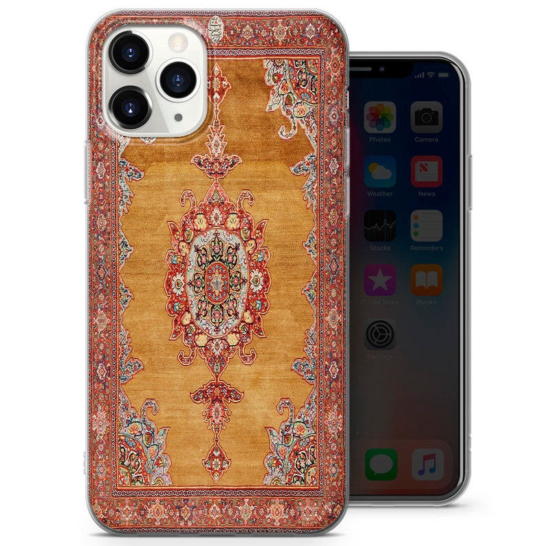 Persian Carpet Phone Case Oriental Rug Cover Aesthetic | Etsy