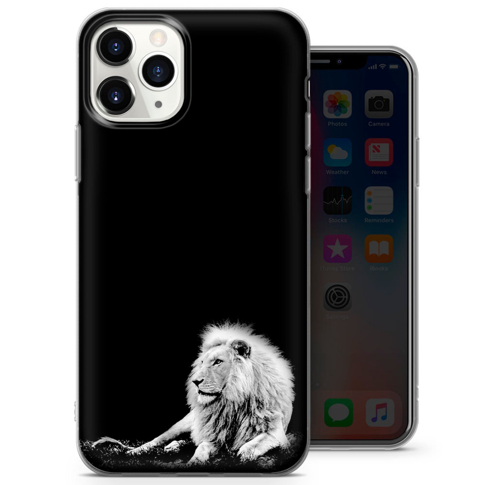Lion Phone Case, King of the Jungle, Animal Cover - Fits iPhone 6, 7, 8 ...