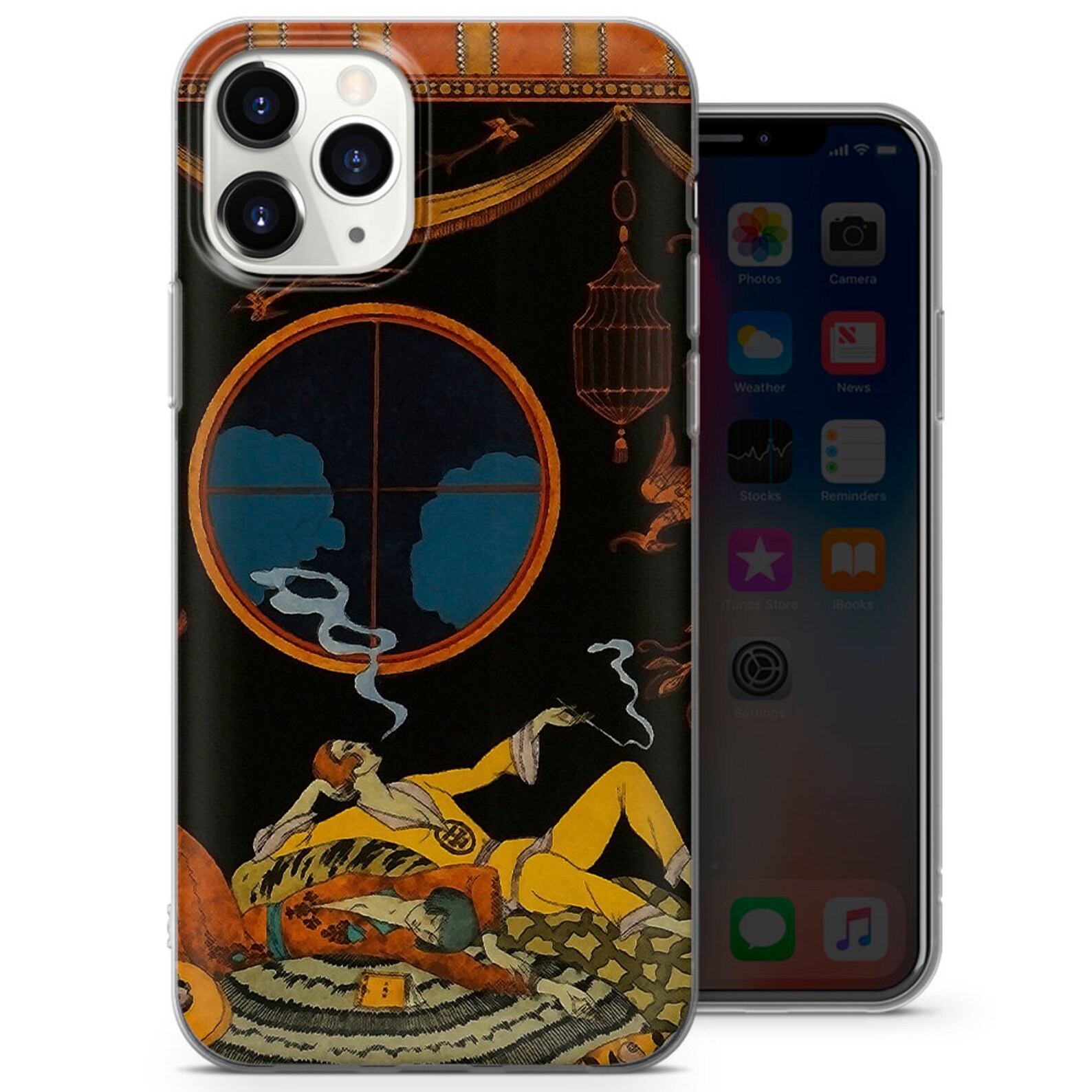 Art Deco Phone Case, Aesthetic Feminine Artistic Cover - Fits iPhone ...