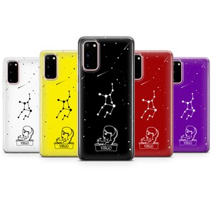 Virgo Phone Case, Zodiac Sign, Aesthetic Star Constellation Cover ...