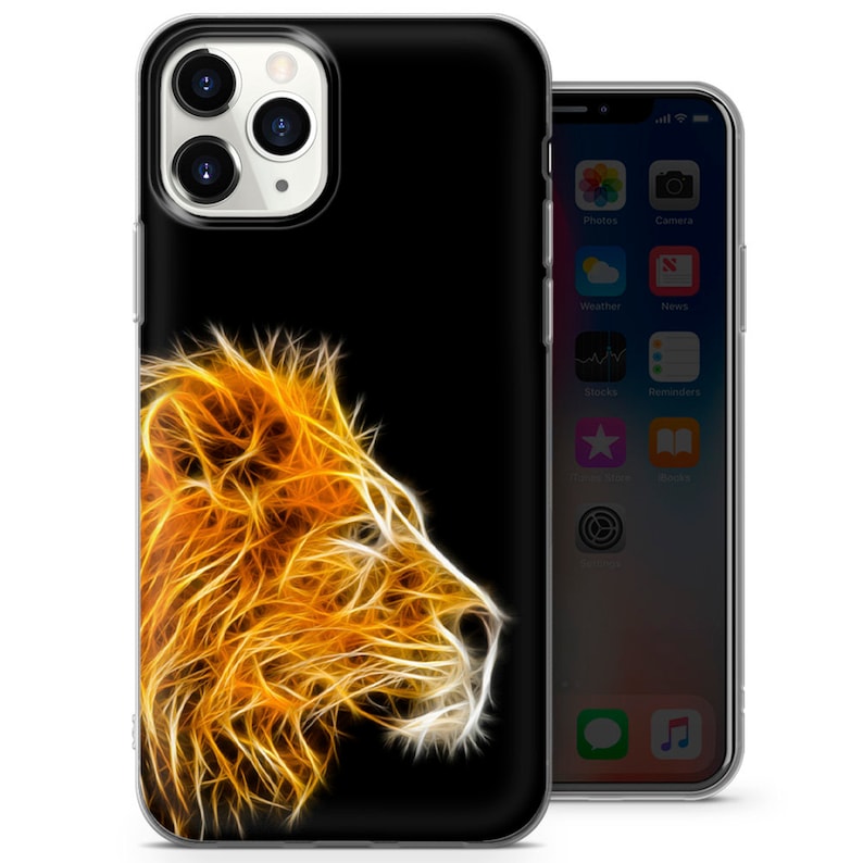 Lion Phone Case, King of the Jungle, Animal Cover - Fits iPhone 6, 7, 8 ...
