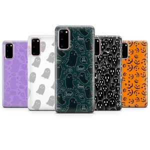 Cartoon Ghosts Phone Case, Cute Halloween Pattern Cover | Fits iPhone 7 ...