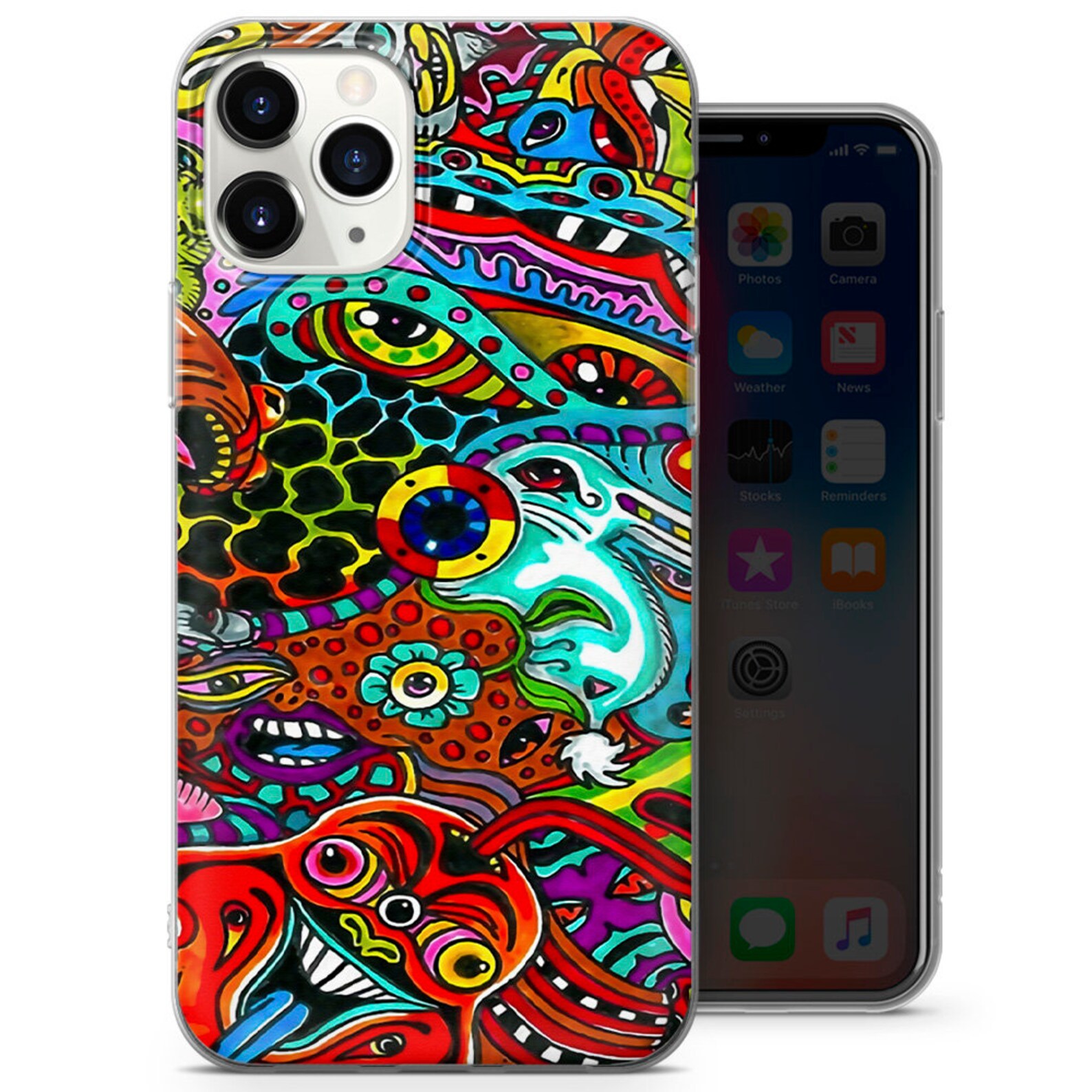 Graffiti Phone Case, Abstract Street Art Psychedelic Trippy Cover ...
