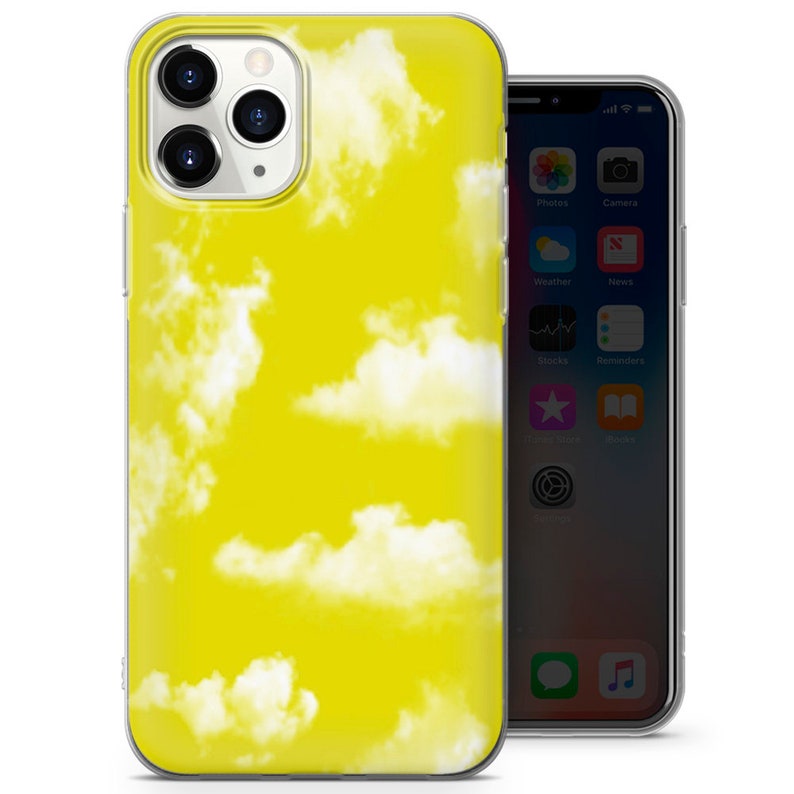Fluffy Clouds Phone Case Cute Colorful Sky Pattern Cover - Etsy
