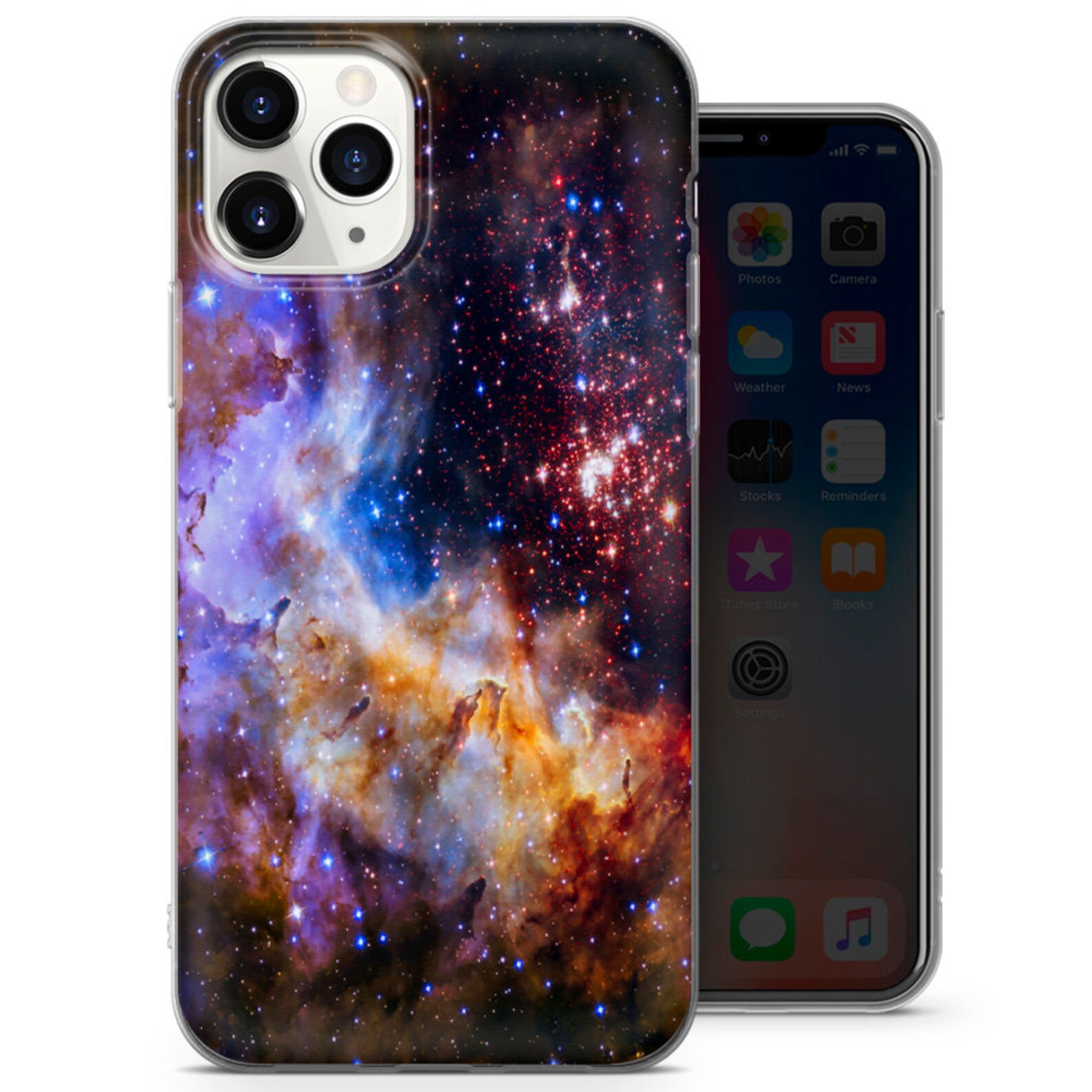 Space Phone Case, Universe, Stars, Galaxy, Cosmos Colorful Cover - Fits ...