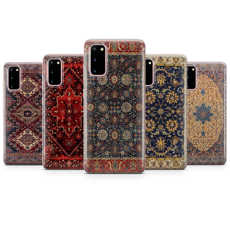 Persian Carpet Phone Case Oriental Rug Aesthetic Colorful | Etsy