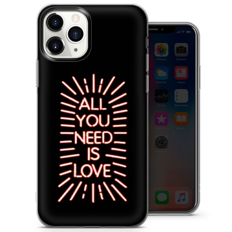 Neon Phone Case, Aesthetic Retro Neon Glow Cover - Fits iPhone 7, 8 ...