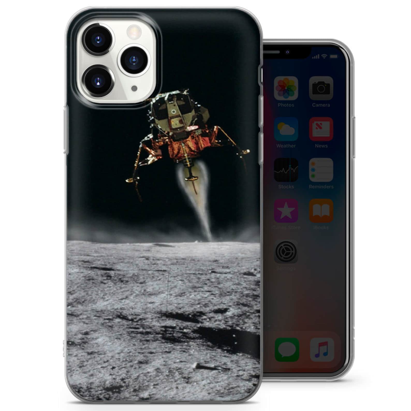 Apollo Moon Landing Phone Case Universe Space NASA Phone - Etsy