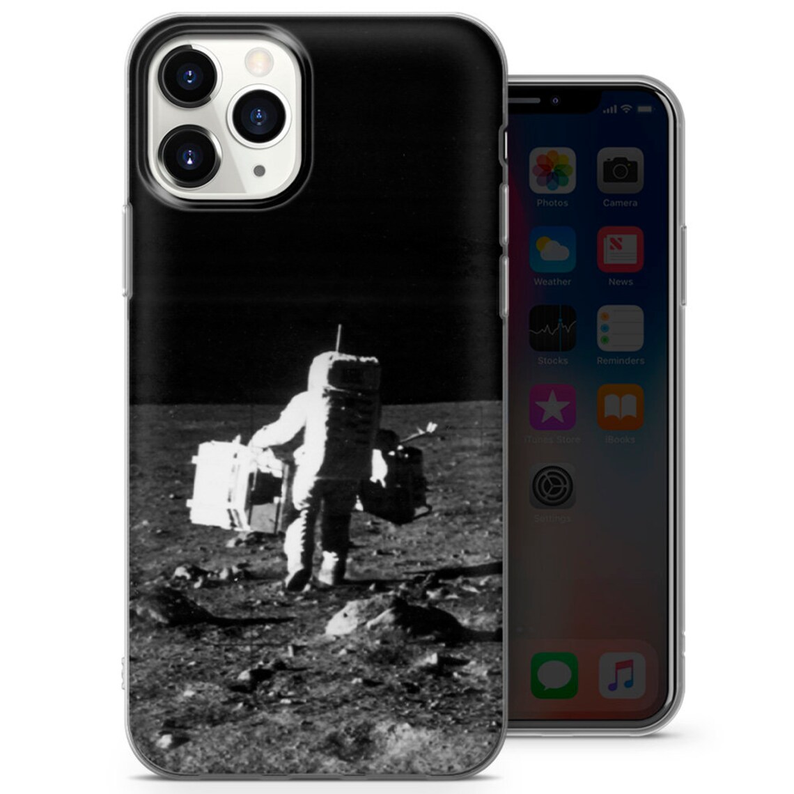 Apollo Moon Landing Phone Case, Universe, Space, NASA Phone Cover ...