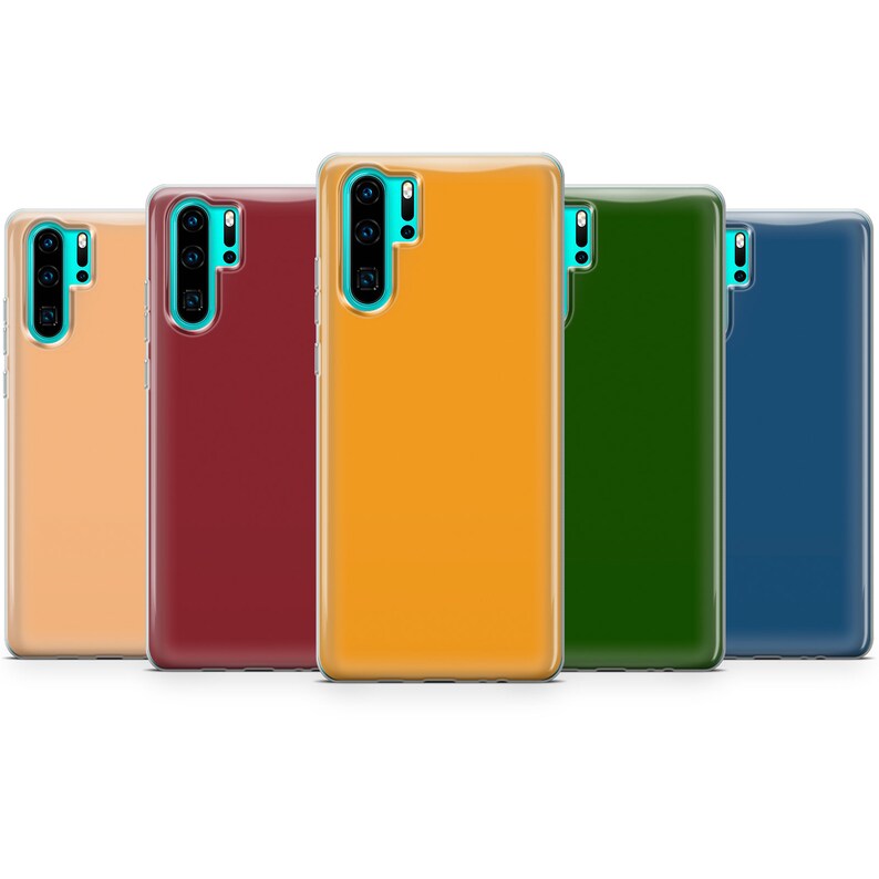 Solid Color Phone Case, Aesthetic Retro Tone Cover - Fits iPhone 6, 7 ...