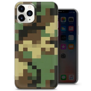 Camo Phone Case, Digital Camouflage, Military Pattern Cover | Fits ...
