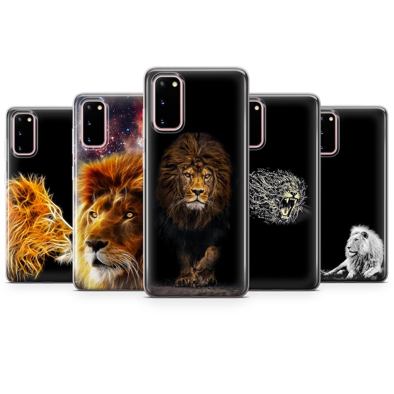 Lion Phone Case, King of the Jungle, Animal Cover - Fits iPhone 6, 7, 8 ...