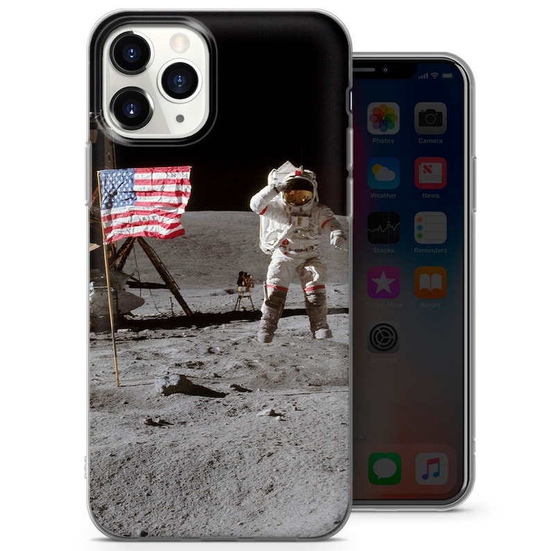 Apollo Moon Landing Phone Case, Universe, Space, NASA Phone Cover ...