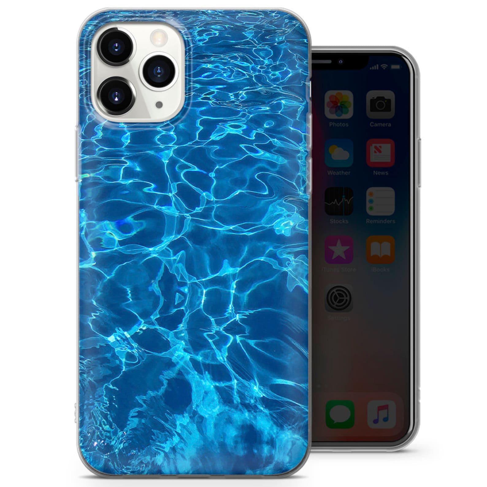 Ocean Waves Phone Case Sea Water Underwater Tropical Cover - Etsy