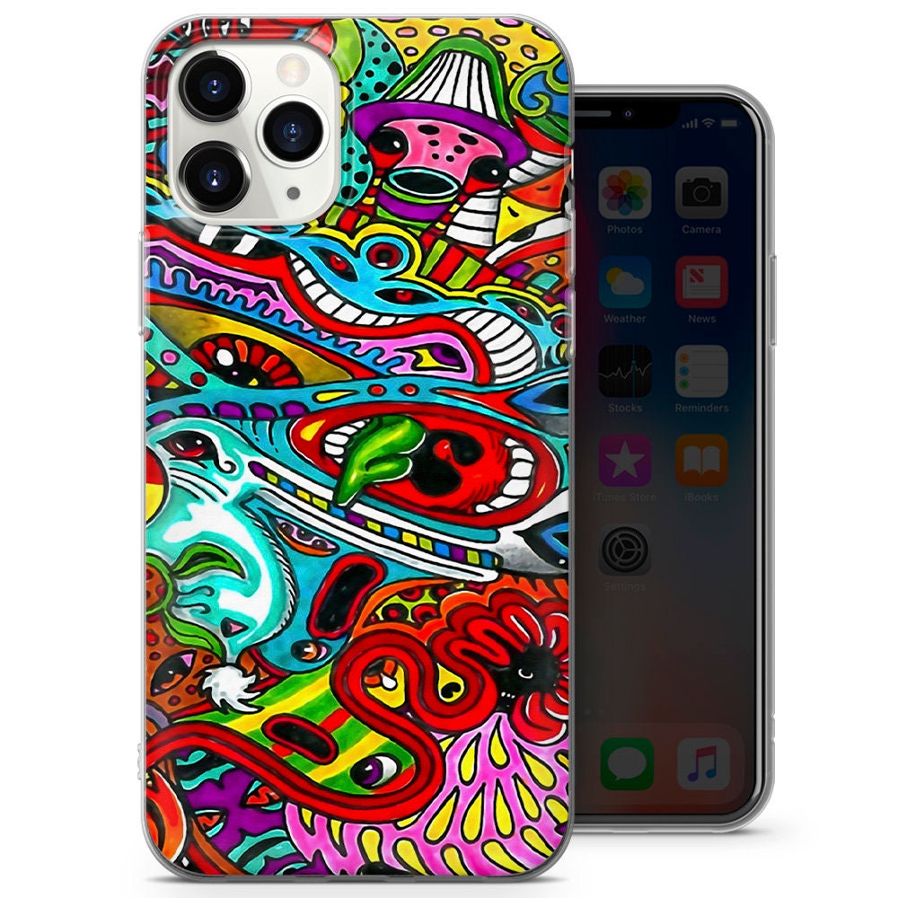 Graffiti Phone Case, Abstract Street Art Psychedelic Trippy Cover ...