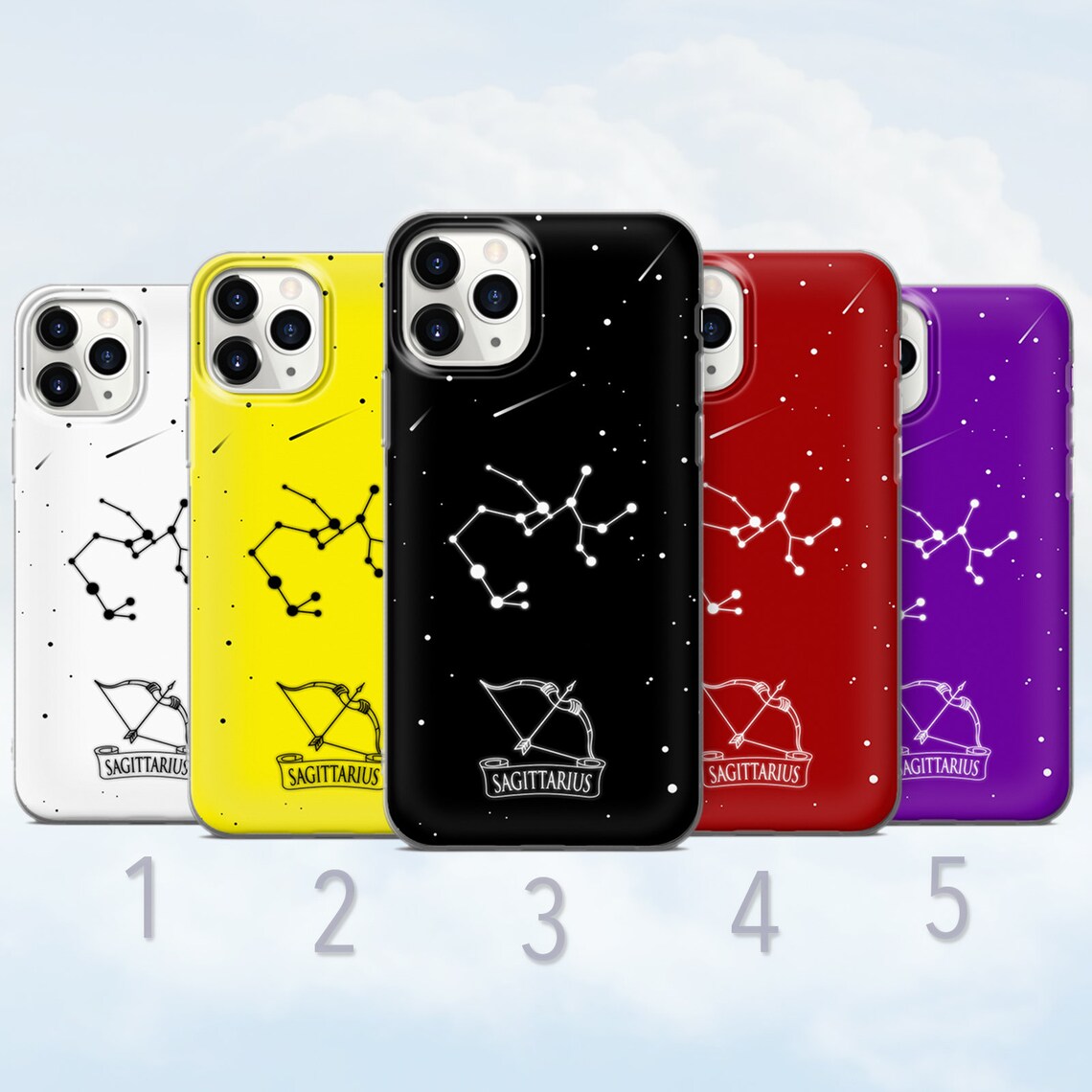 Sagittarius Phone Case, Zodiac Sign, Aesthetic Constellation Cover ...