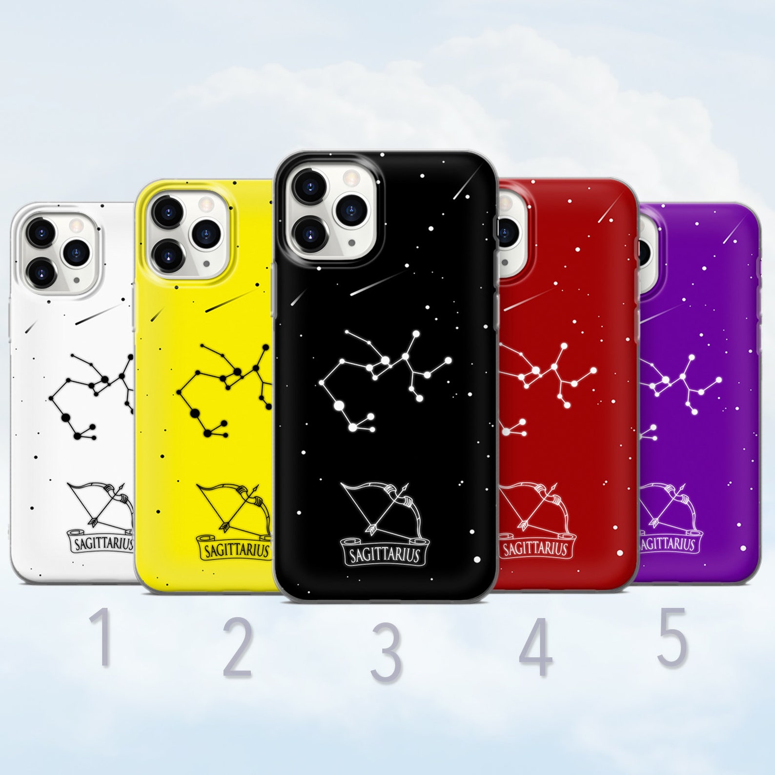 Sagittarius Phone Case, Zodiac Sign, Aesthetic Constellation Cover ...