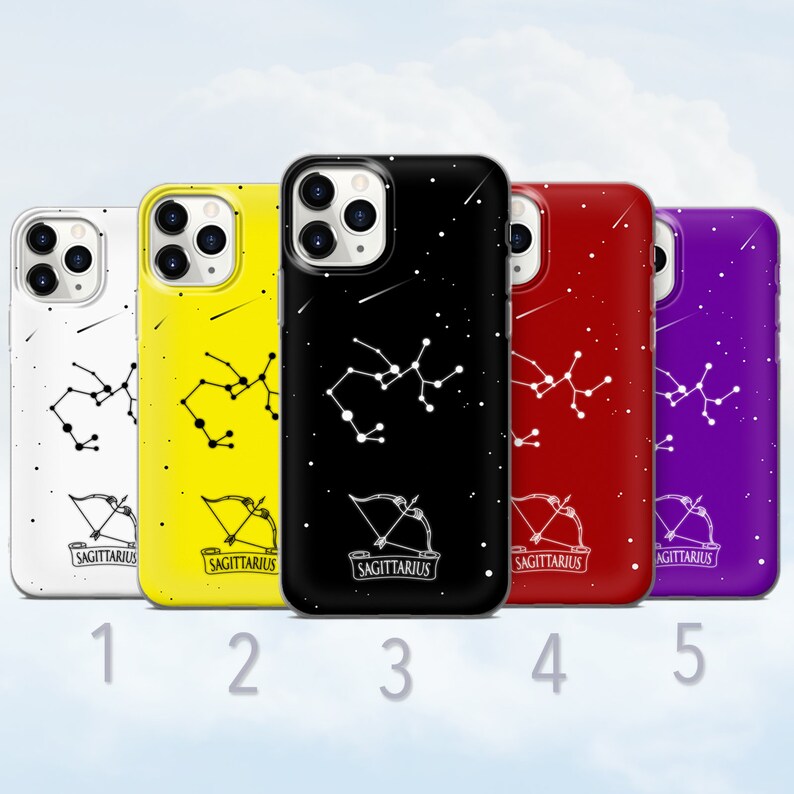 Sagittarius Phone Case, Zodiac Sign, Aesthetic Constellation Cover ...