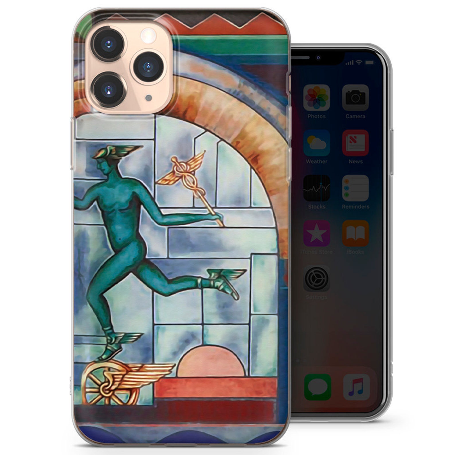 Art Deco Phone Case, Classic Oil Painting, Aesthetic Phone Cover - Fits ...