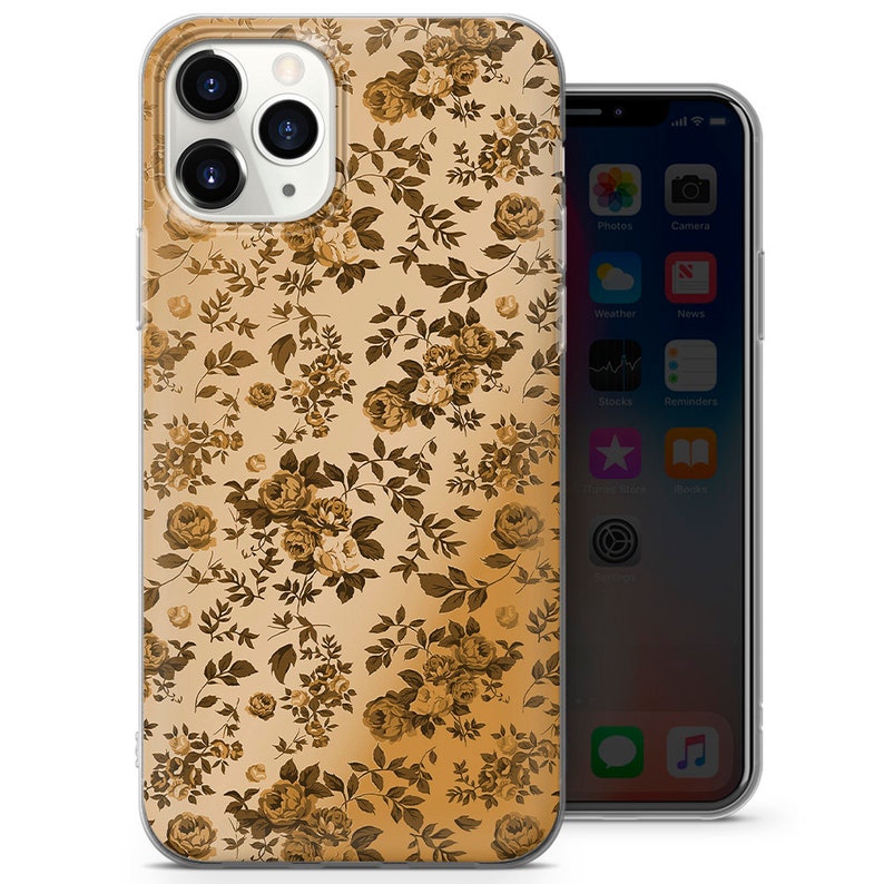 Flower Phone Case Colorful Gradient Floral Pattern Cover - Etsy