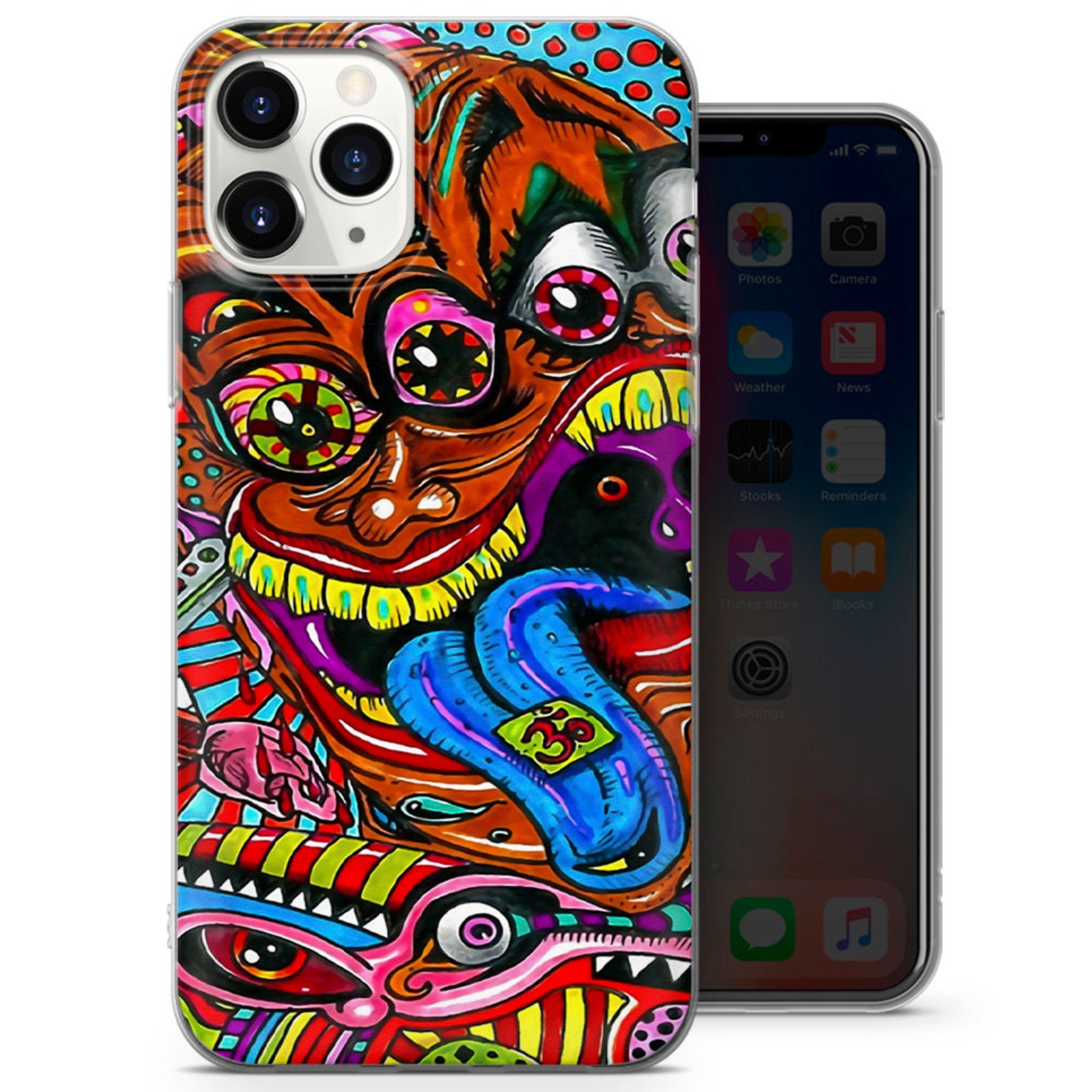 Graffiti Phone Case, Abstract Street Art Psychedelic Trippy Cover ...