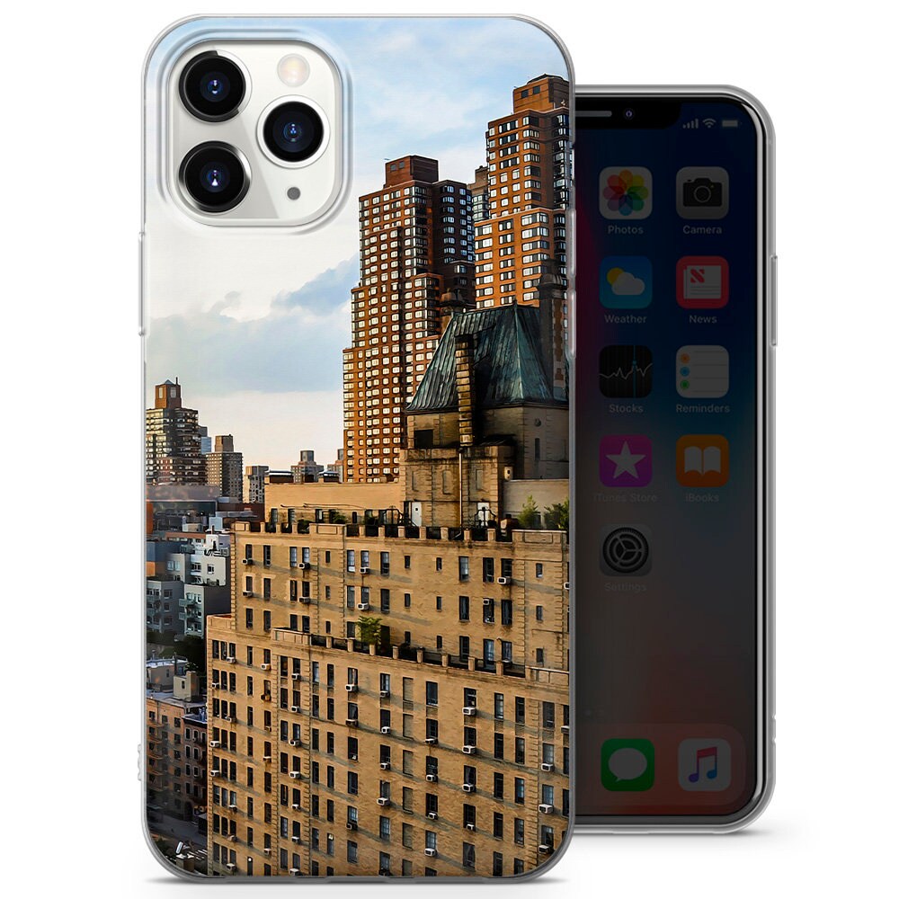 New York City Phone Case, NYC Landscape Aesthetic Cover - Fits iPhone 7 ...